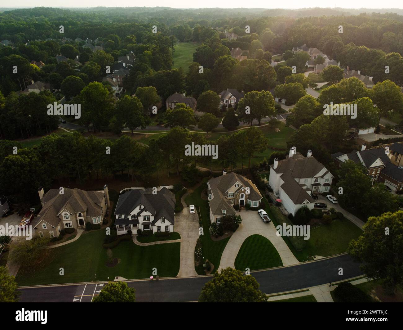 Aerial view atlanta georgia taken hi-res stock photography and images ...