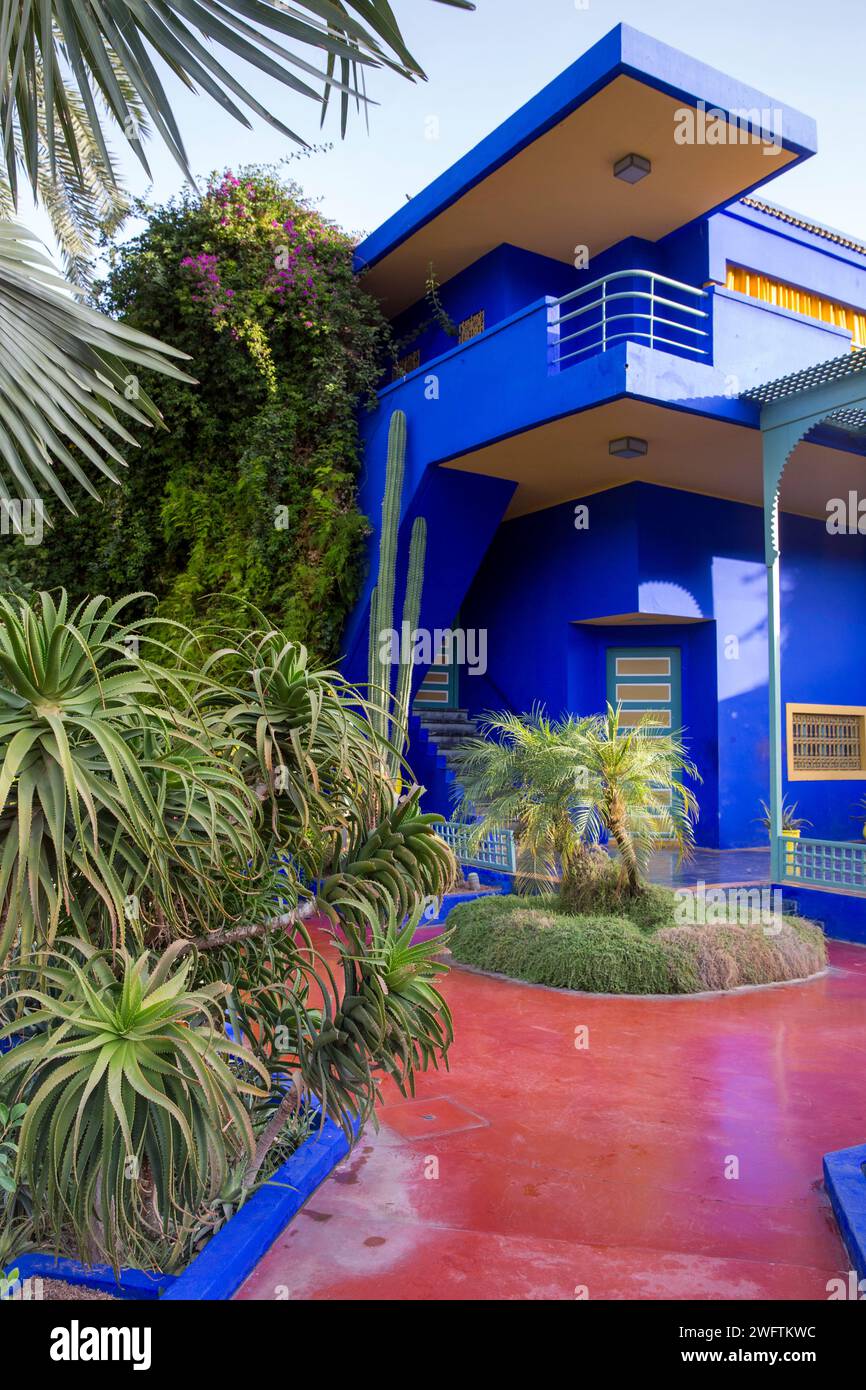 North Africa Morocco Marrakech Marrakesh Yves Saint Laurent garden ...