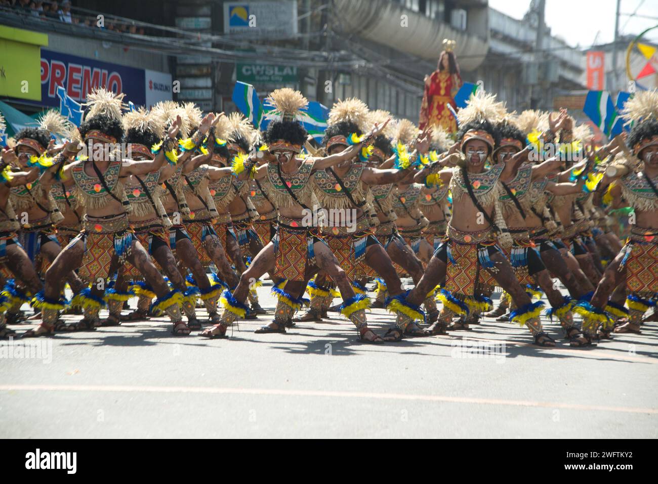 Participants Dinagyang festival.Dinagyang A religious and cultural ...