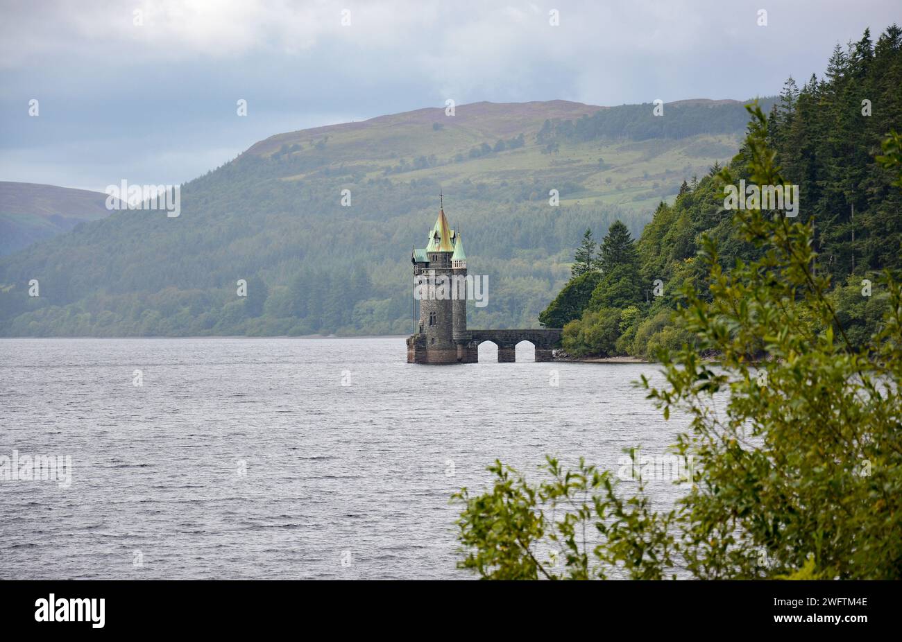 Lake Vyrnwy Reservoir, Powys, Wales Stock Photo - Alamy