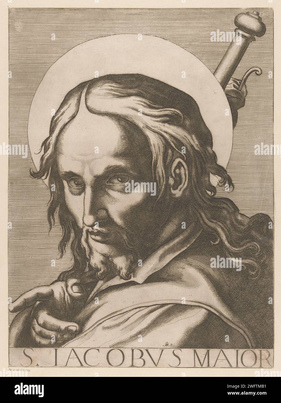Heilige Jakobus de Meerdere, Raffaello Schiaminosso, 1606 - 1607 print ...