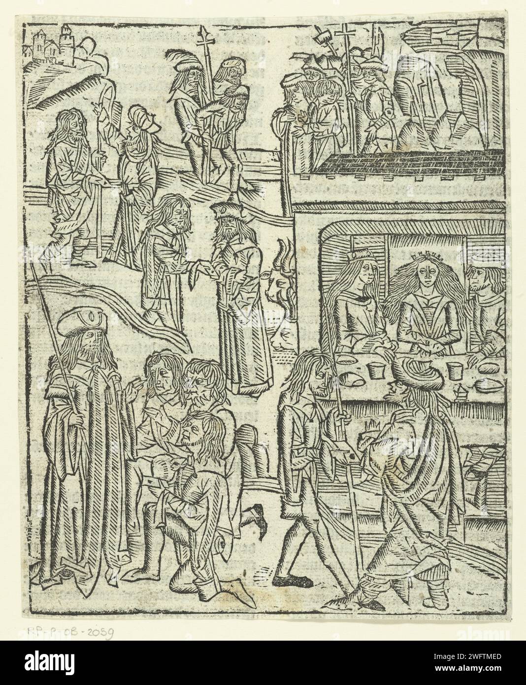 The parable of the Royal Wedding, Master of Delft (Attributed To), 1503 ...