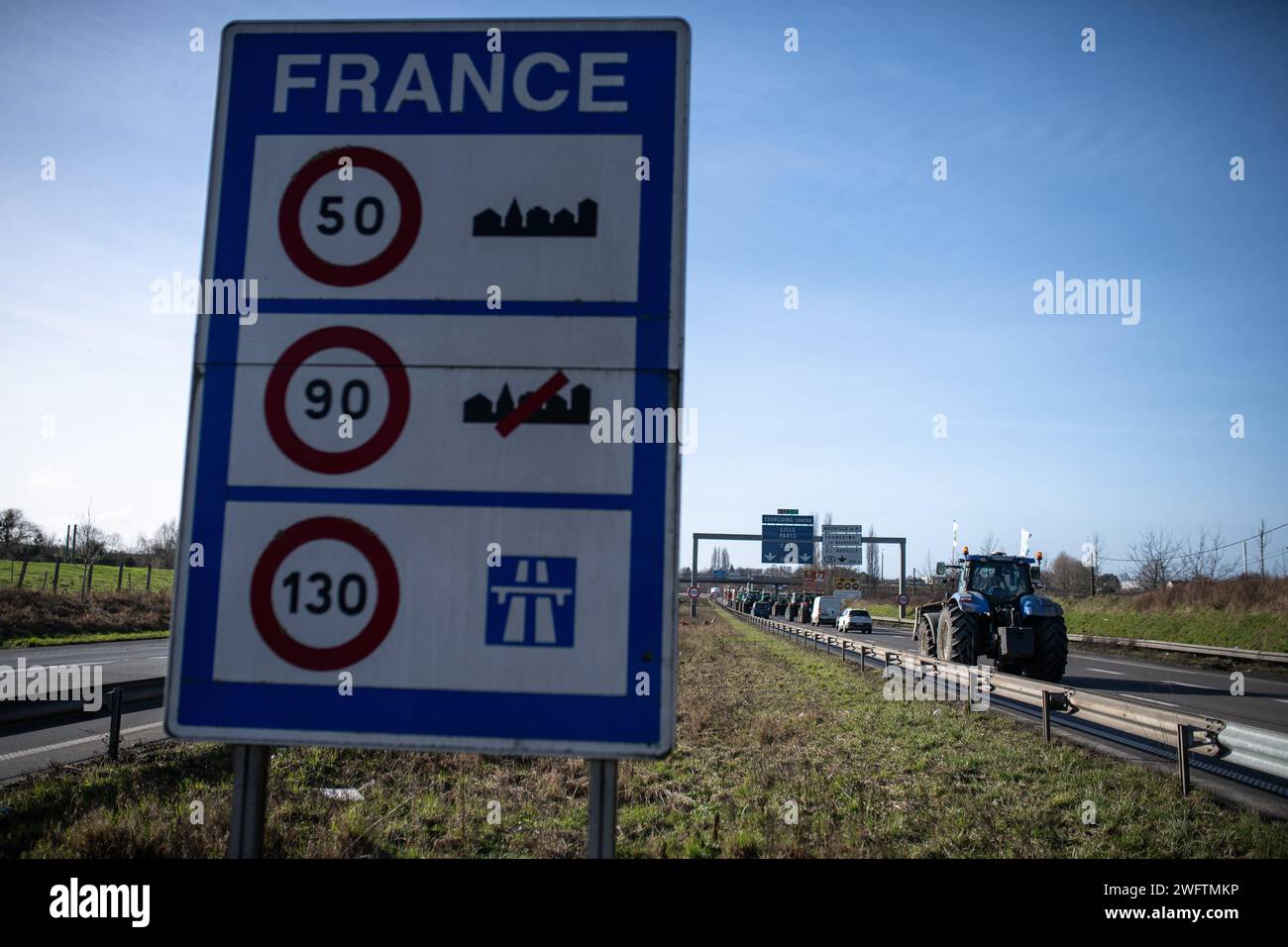 France. 01st Feb, 2024. © PHOTOPQR/VOIX DU NORD/PASCAL BONNIERE ; 01/02 ...