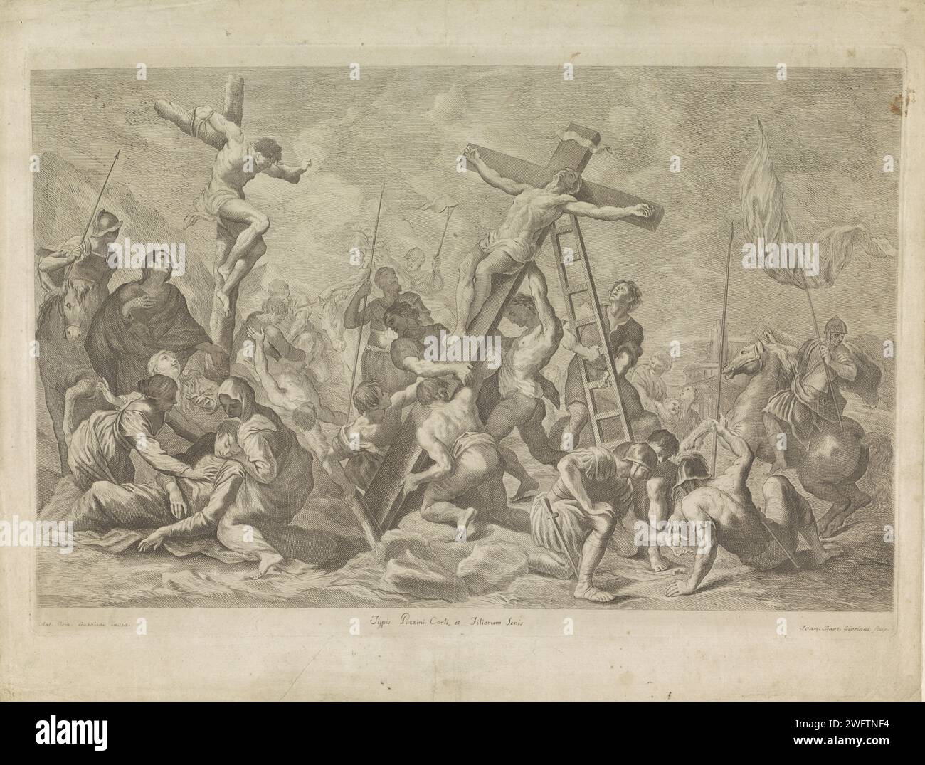 Cross, Giovanni Battista Cipriani, After Anton Domenico Gabbiani, 1737 ...
