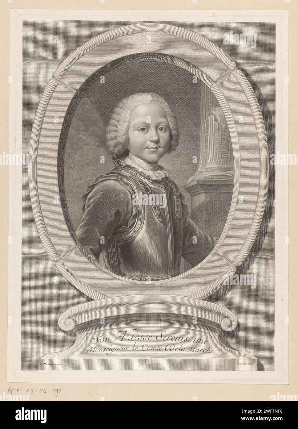 Portret van Louis-François-Joseph de Bourbon-Conti, Georg Friedrich ...