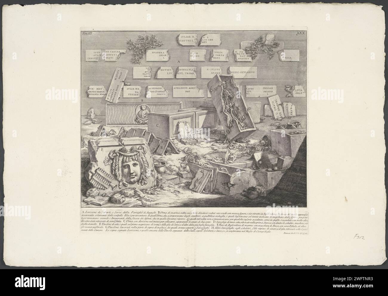 Inscriptions and sarcophagi from the tomb of the released and slavish ...