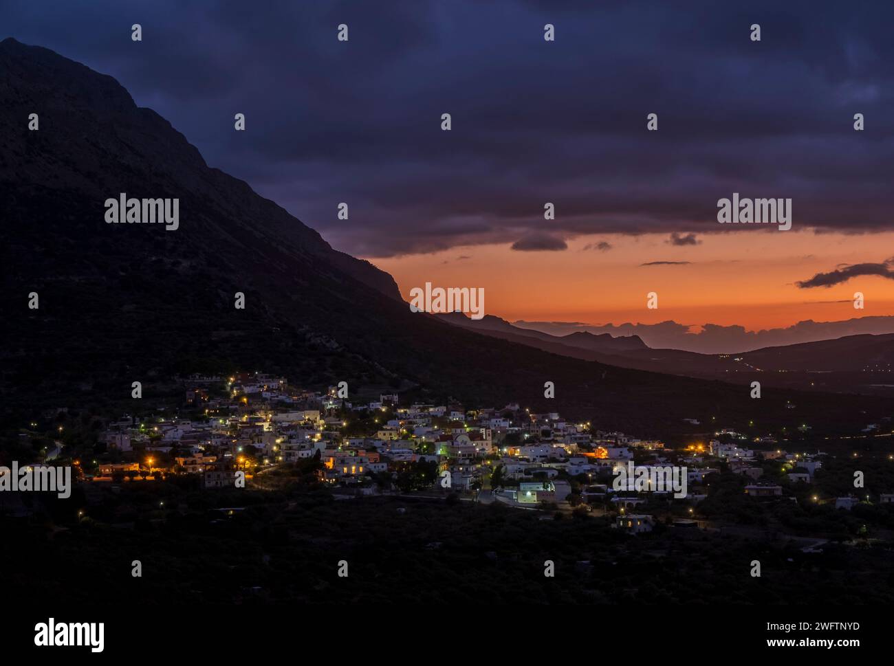 Cretan sunset hi-res stock photography and images - Alamy