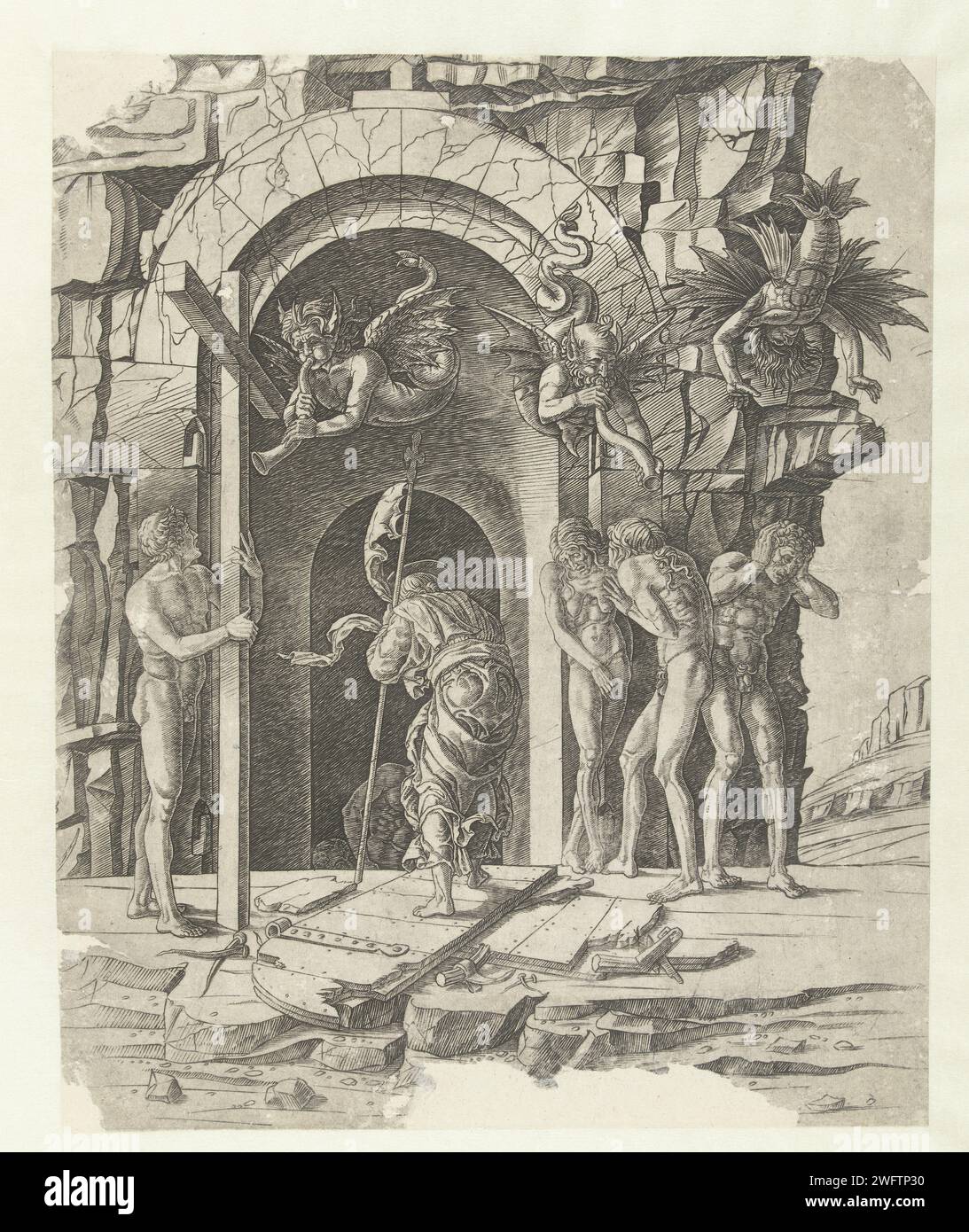 Christ descends in pre -burgled, Andrea Mantegna (School of), After ...