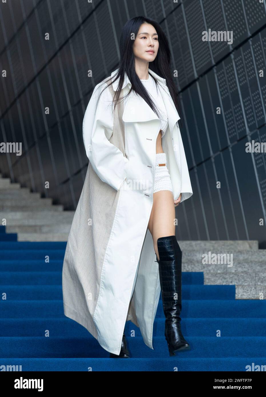 Seoul, South Korea. 1st Feb, 2024. South Korean singer and actress Kahi ...