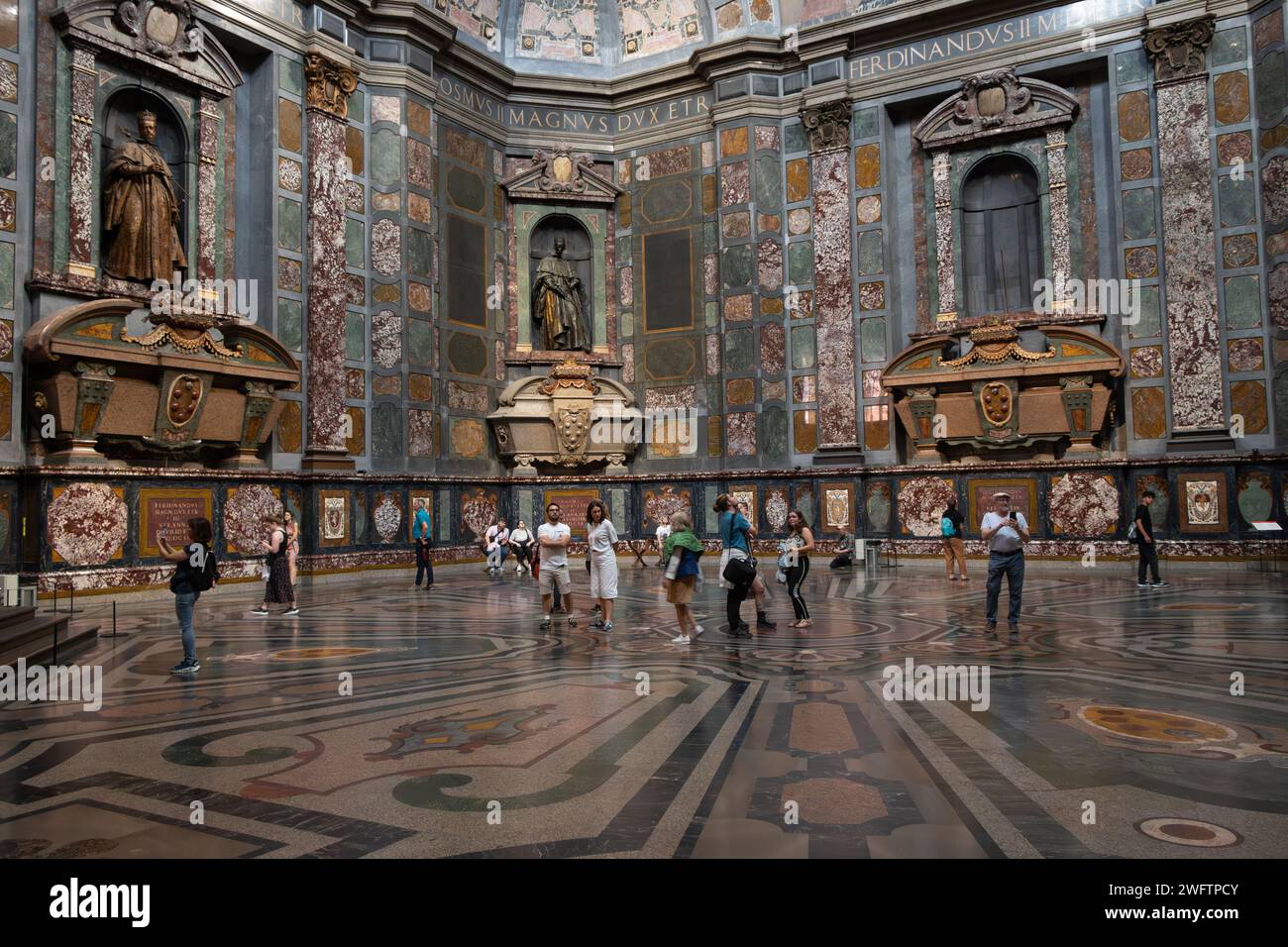 Interior of the Chapel of the Princes, The Medici Chapels are the final ...