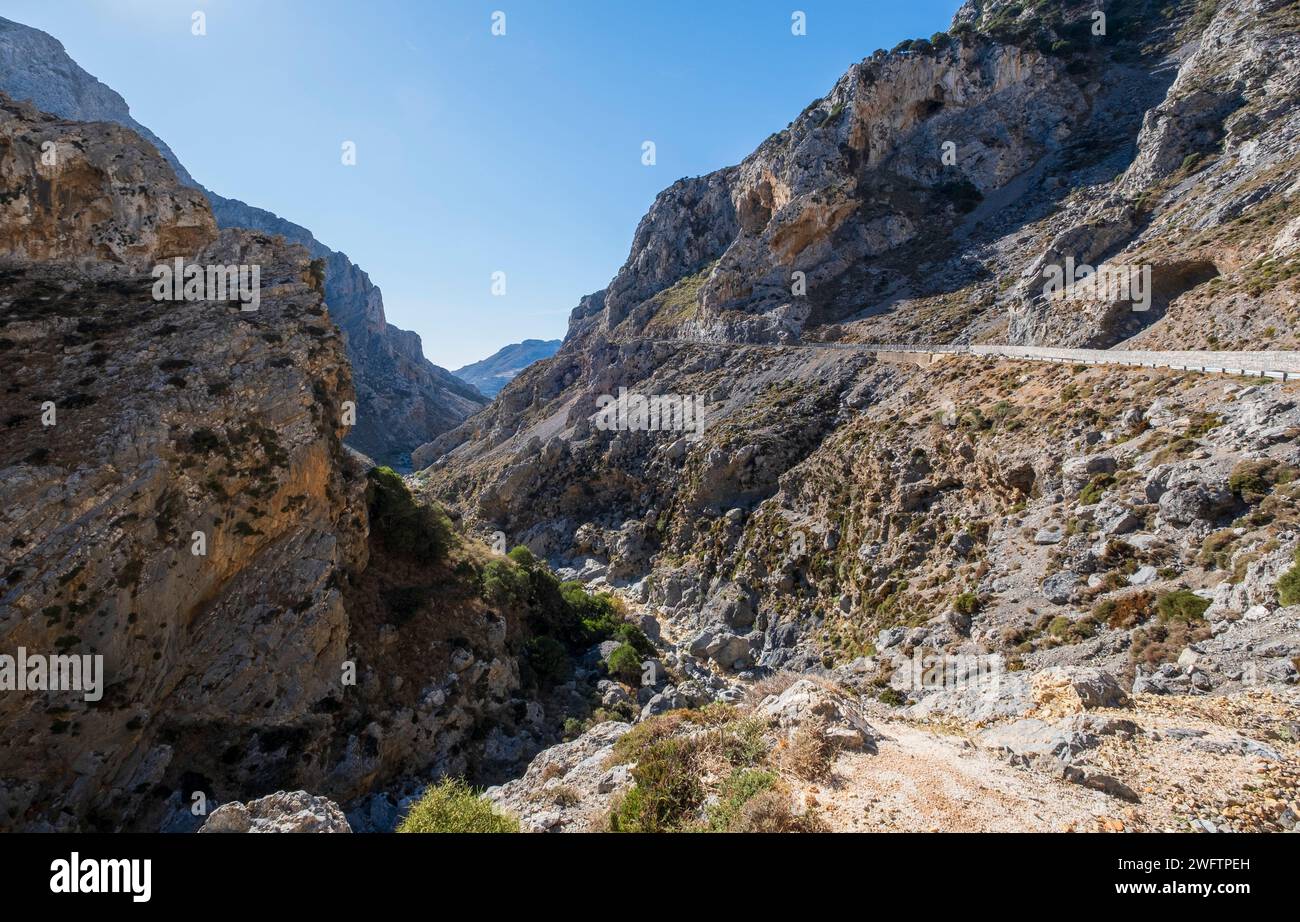 Kourtaliotiko Canyon, Crete, Greece Stock Photo - Alamy