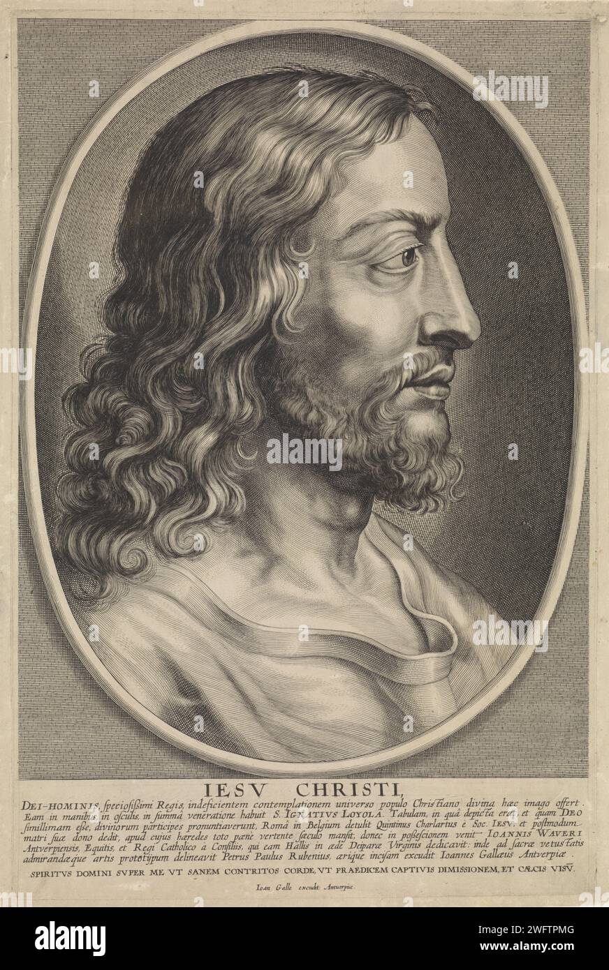 Portrated Van Christ, Anonymous, After Paulus Pontius, After Peter Paul ...