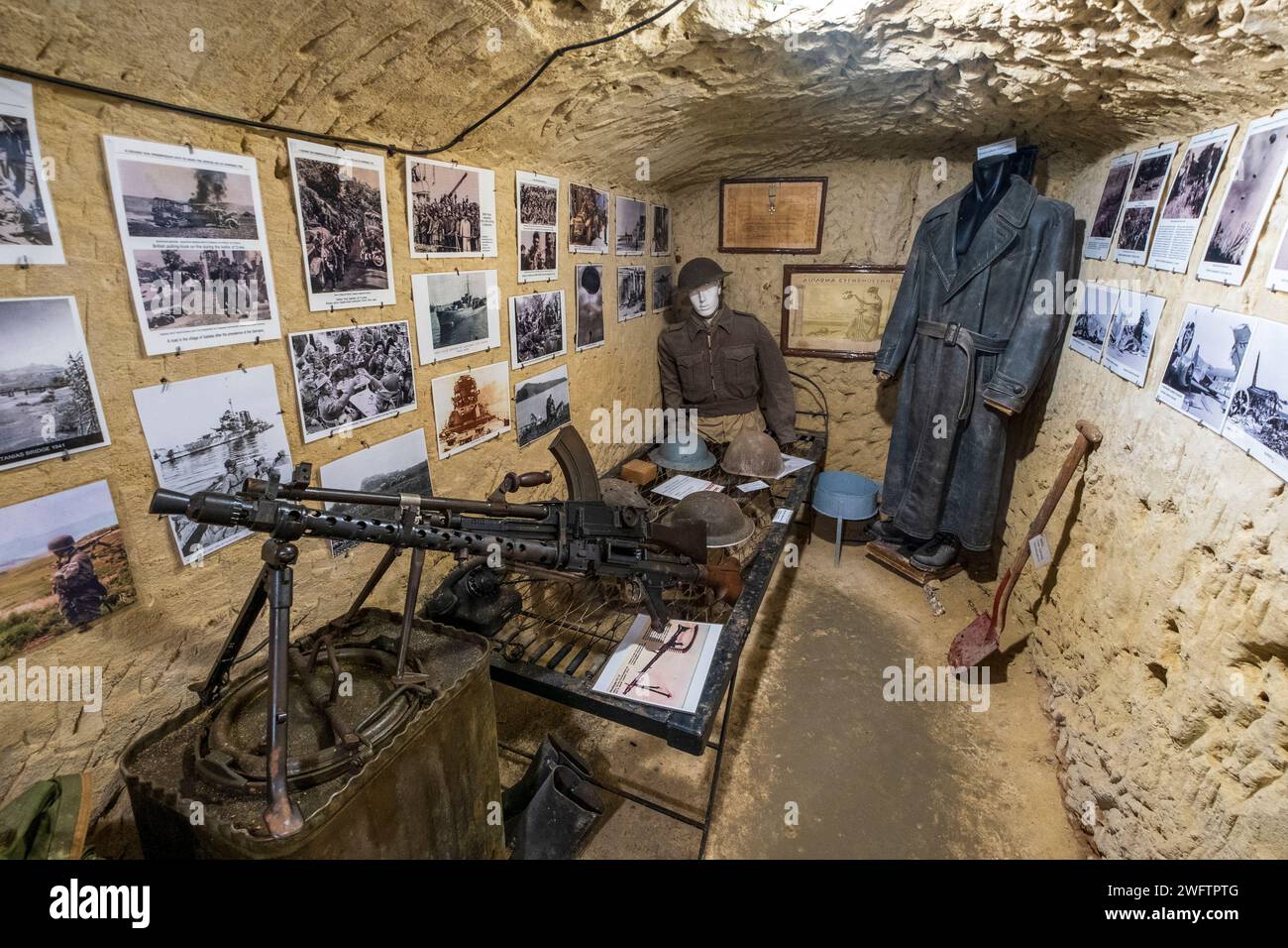 Museum on the invasion and occupation of Crete by Nazi Germany in a ...