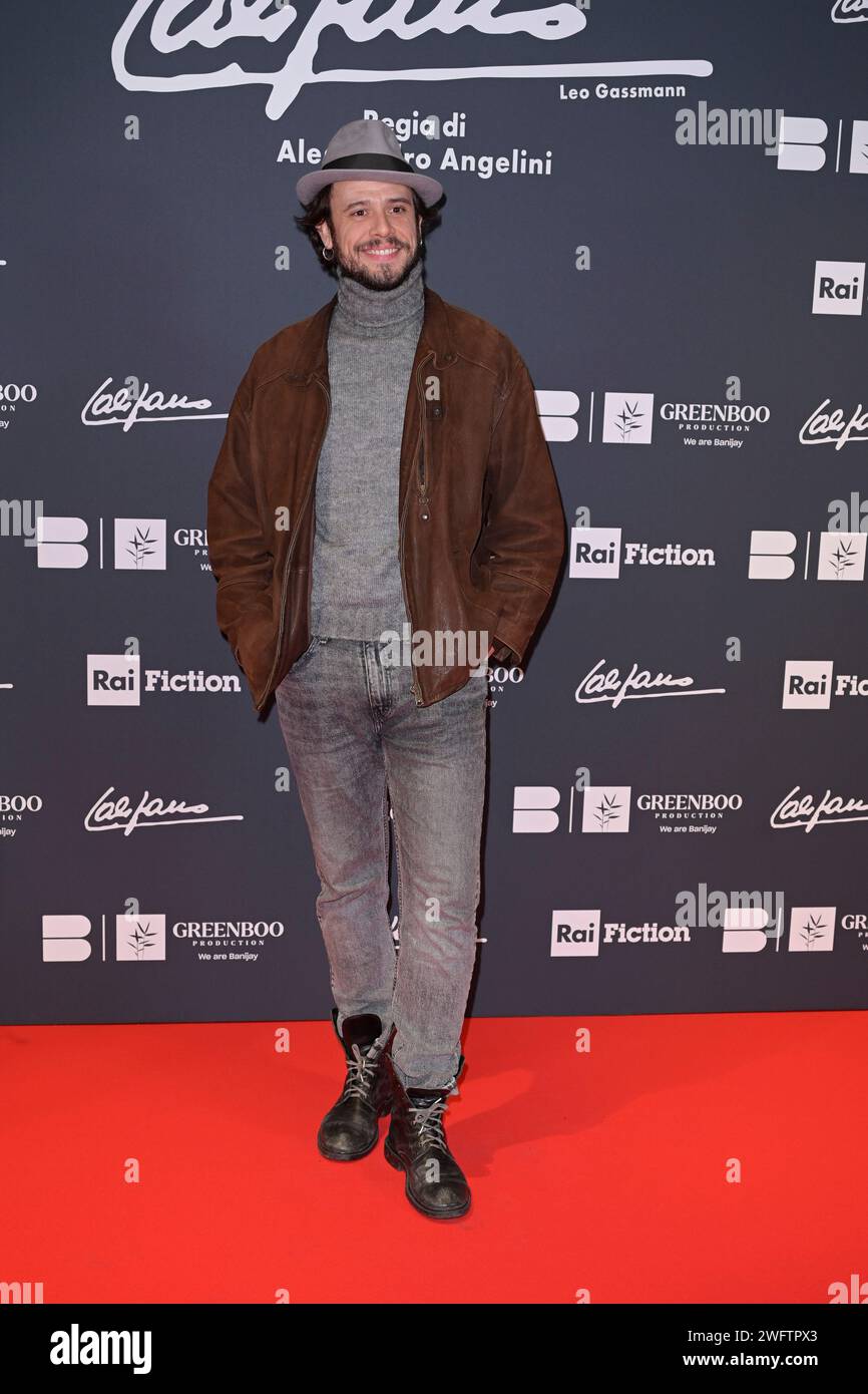 Rome, Italy. 31st Jan, 2024. Angelo Donato Colombo attends the red ...