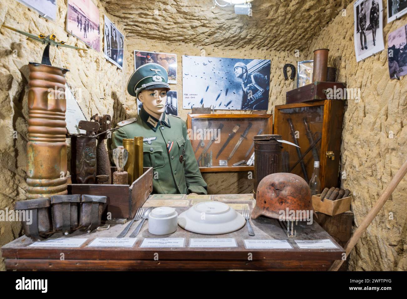Museum on the invasion and occupation of Crete by Nazi Germany in a ...
