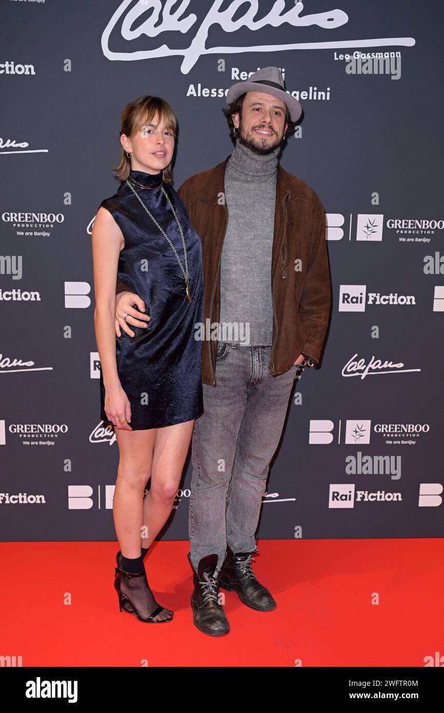 Rome, Italy. 31st Jan, 2024. Carolina D'Alatri (L) and Angelo Donato ...