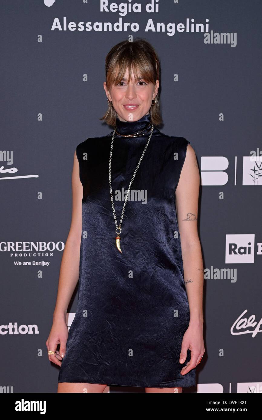 Rome, Italy. 31st Jan, 2024. Carolina D'Alatri attends the red carpet ...