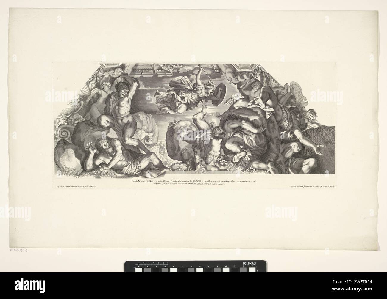 Vault decoration from Pallazzo Barberini, Anonymous, After Pietro da ...
