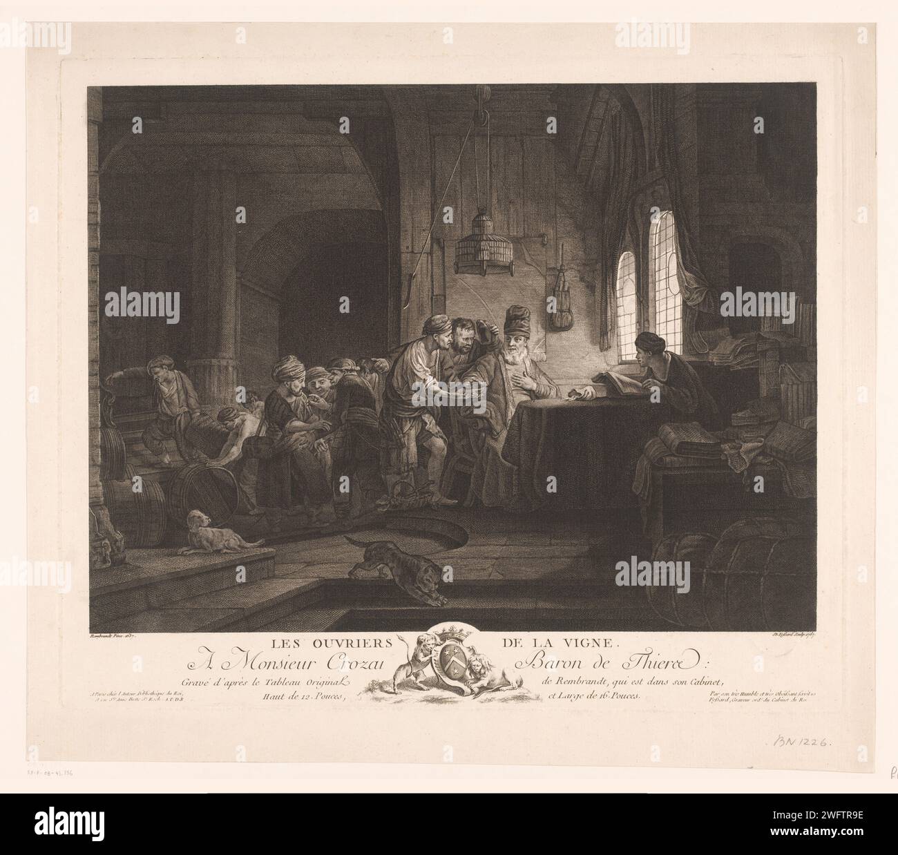 Parable of the workers in the Wijngaard, Etienne Fessard, After ...