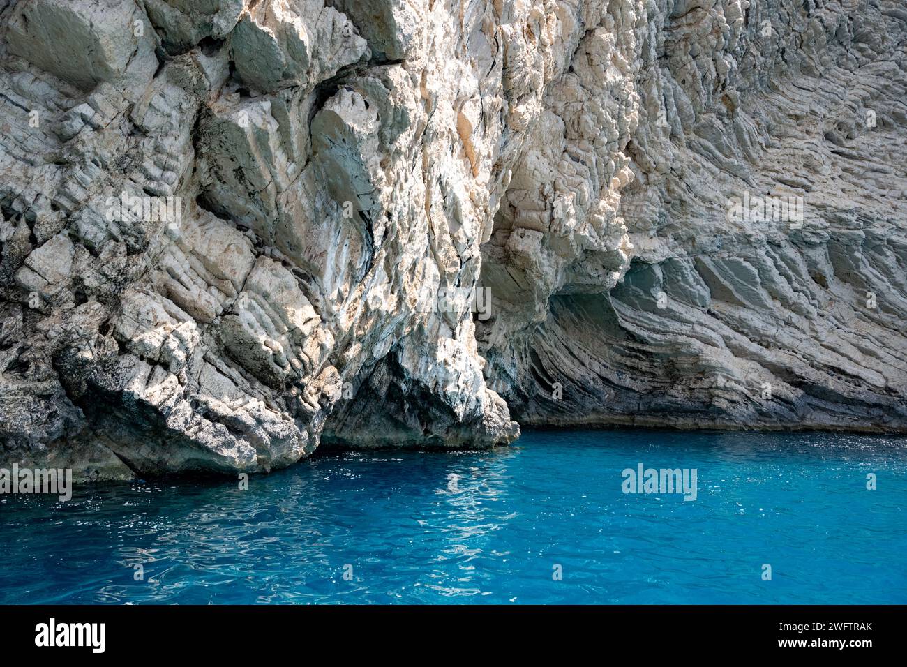 Picturesque Western Coast of Corfu Greece Stock Photo - Alamy