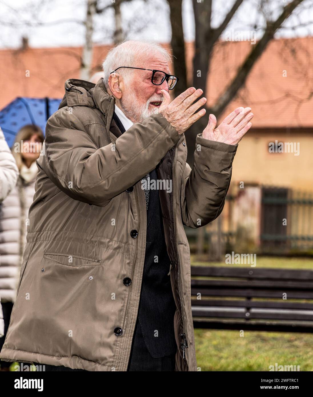 Terezin, Czech Republic. 01st Feb, 2024. Italian sculptor and artist ...
