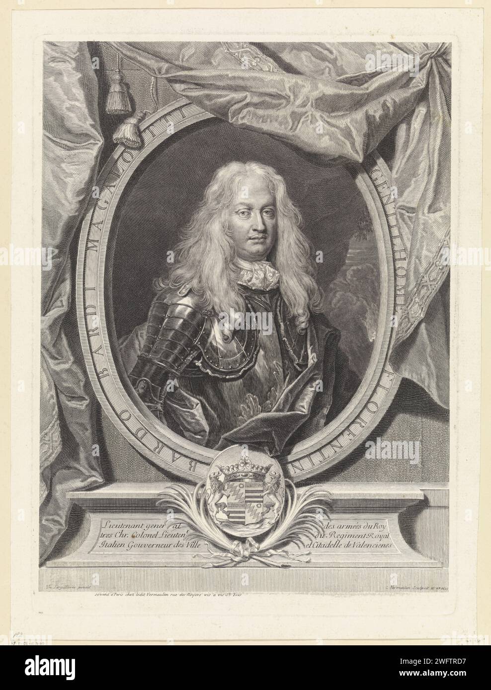 Portreret van Furntin Bear di Bardi Magalotti, Cornelis Martous Vermeas ...