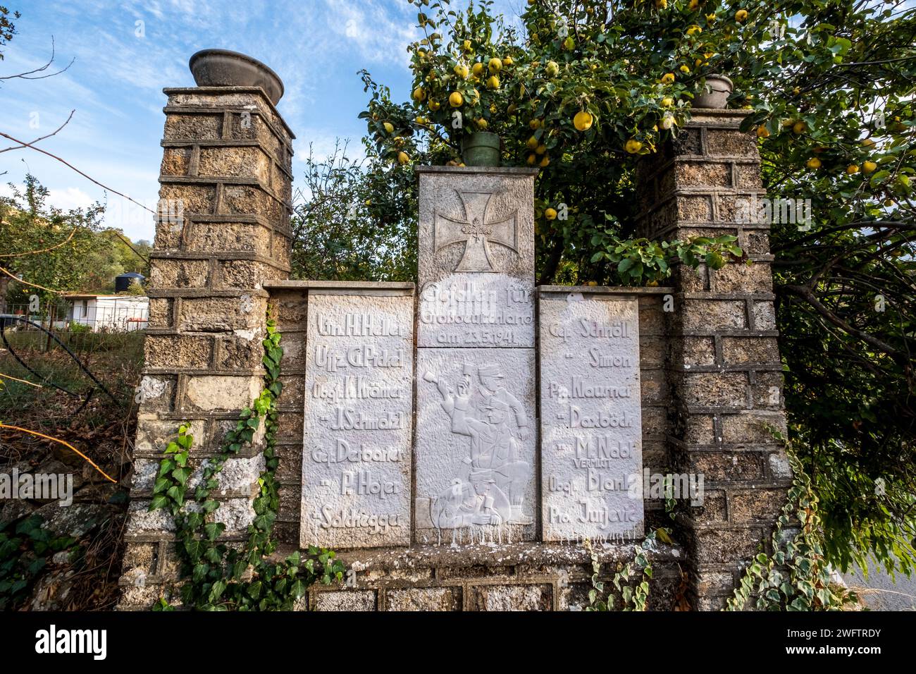 Controversial German Nazi era war memorial recently refurbished by ...