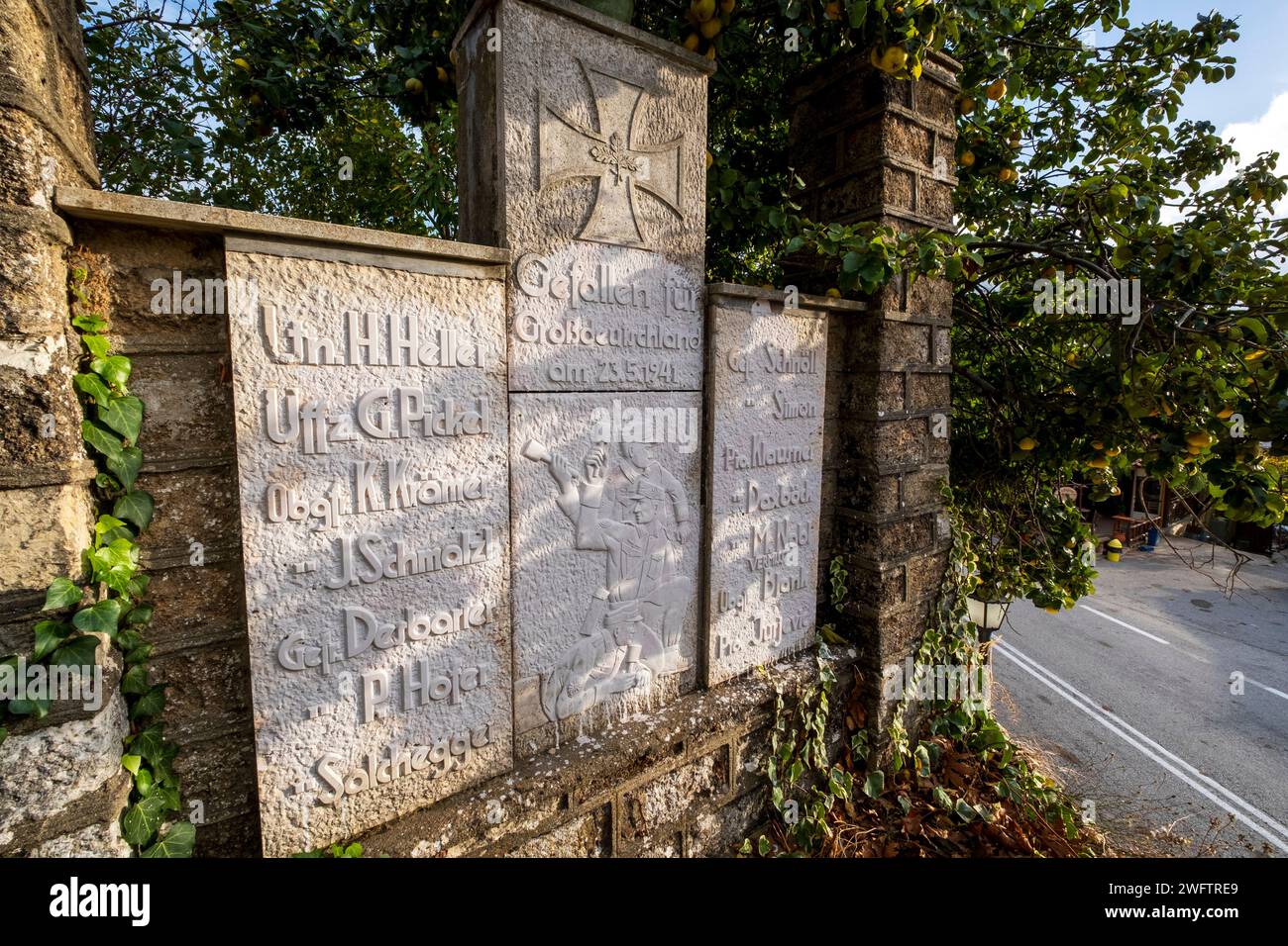 Controversial German Nazi era war memorial recently refurbished by ...