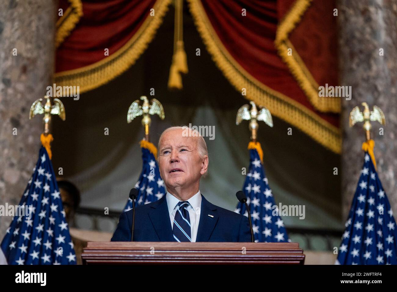 Washington, United States. 01st Feb, 2024. President Joe Biden speaks ...
