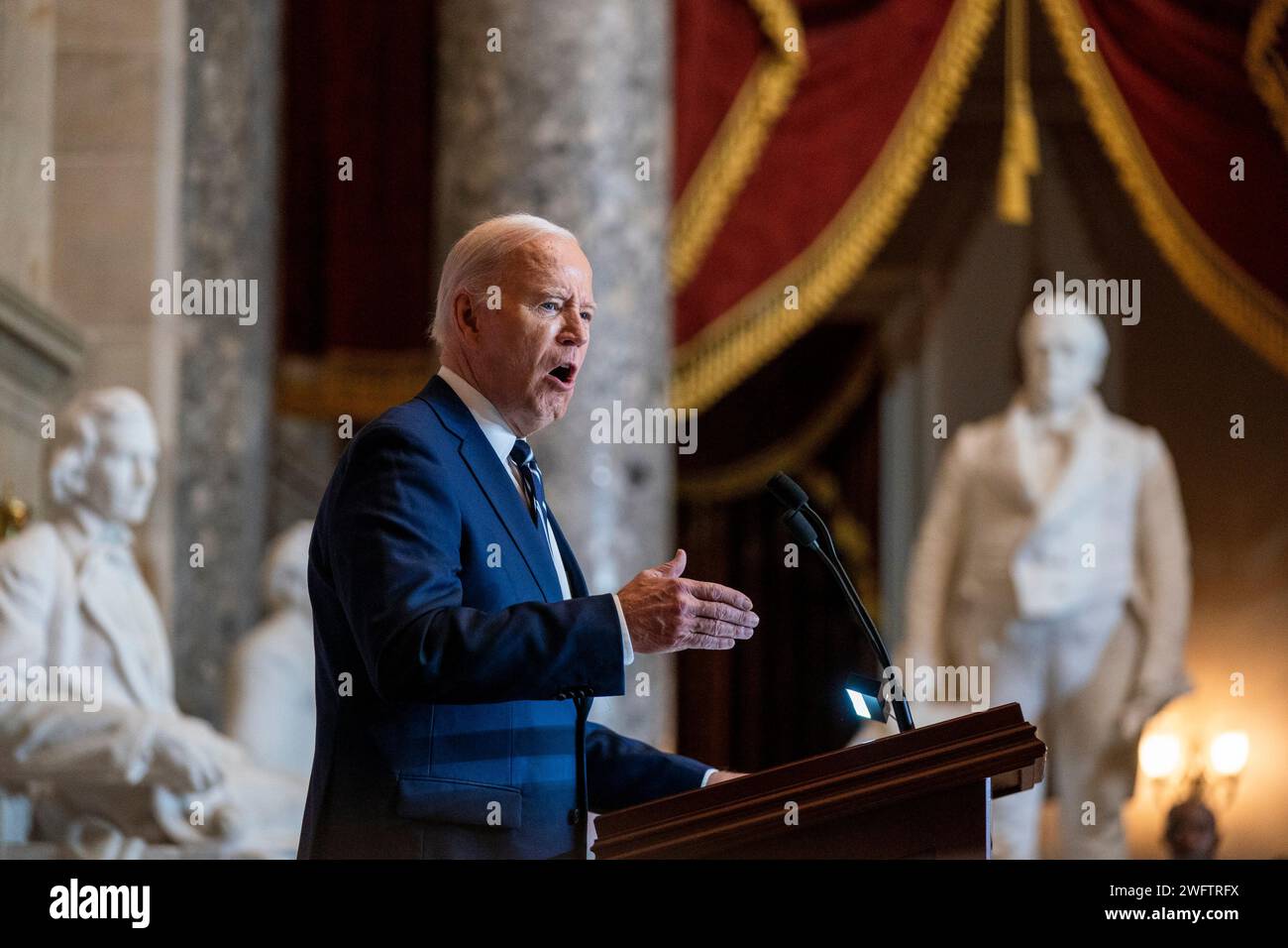 Washington, United States. 01st Feb, 2024. President Joe Biden speaks ...