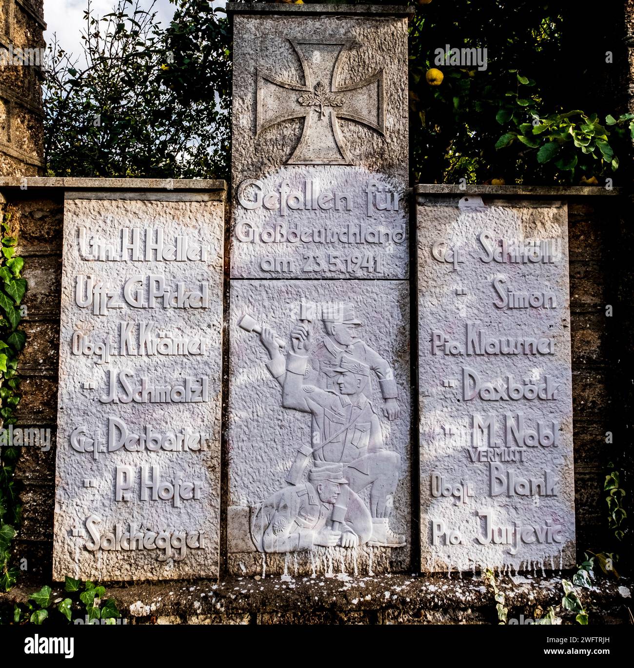 Controversial German Nazi era war memorial recently refurbished by ...