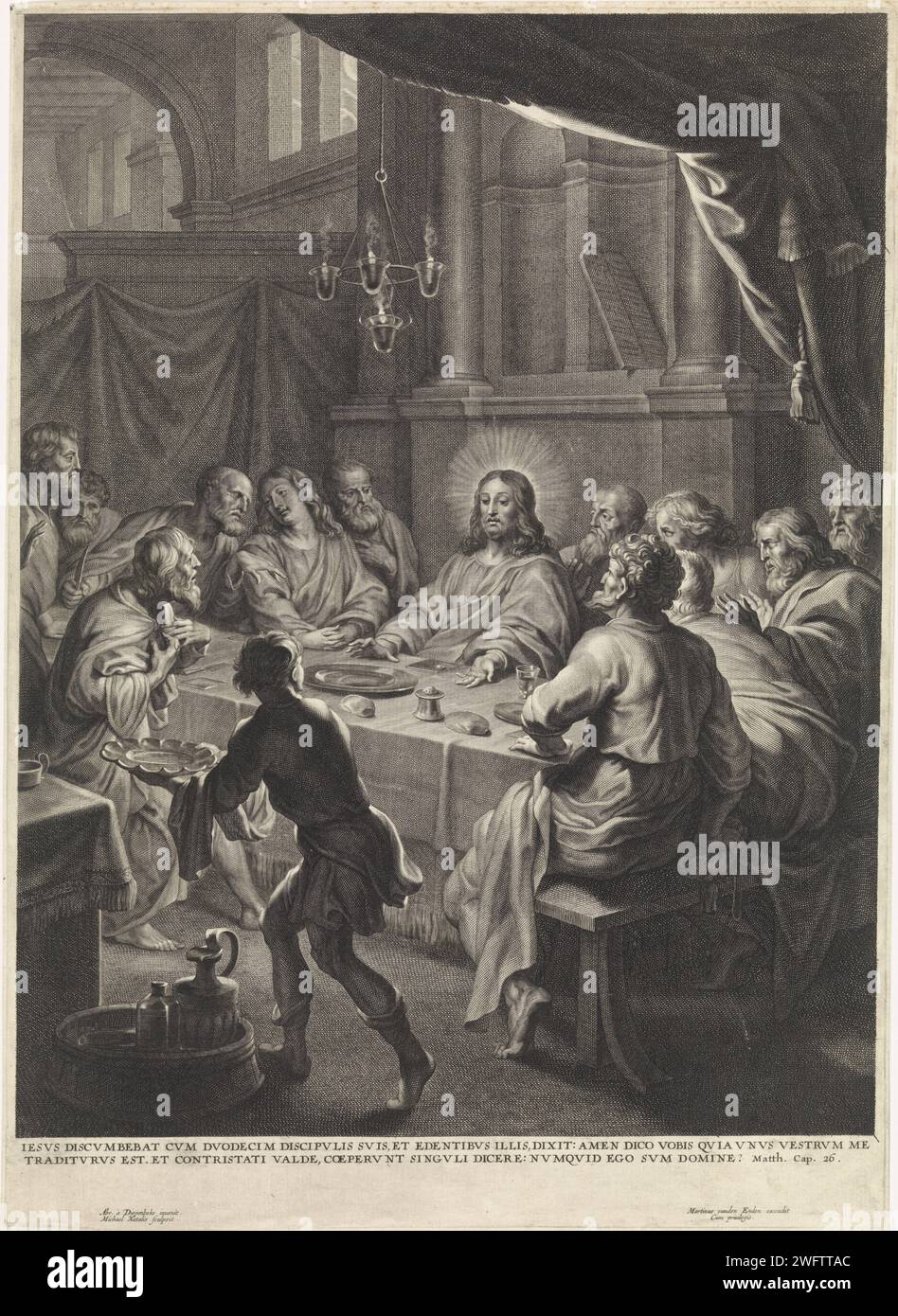 Last Supper, Michel Natalis, After Abraham Van Diepenbeeck, 1640 - 1642 ...