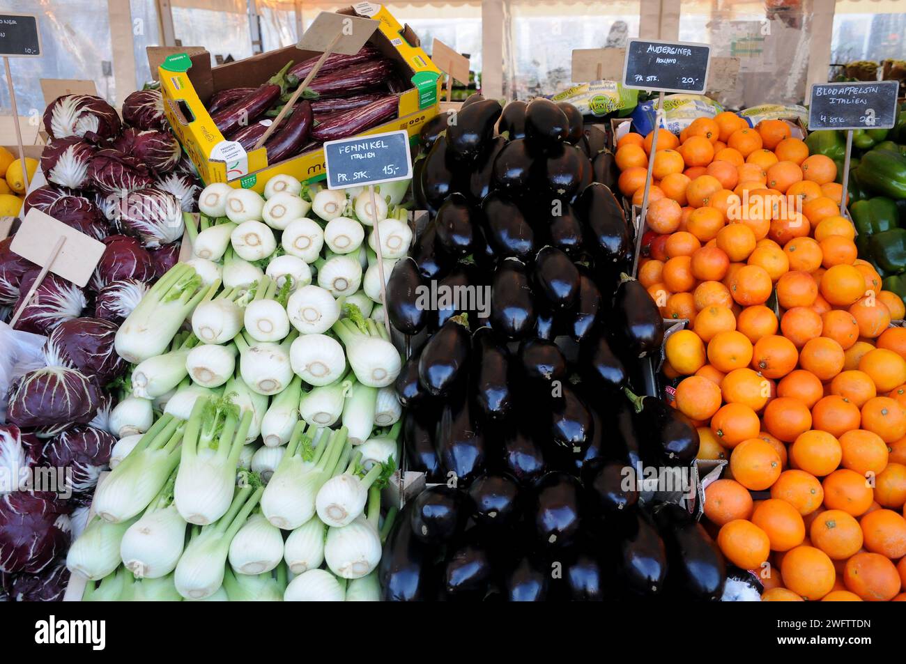 Copenhagen, Denmark/01 February 2024/farmer market or Fruit & vegetable ...