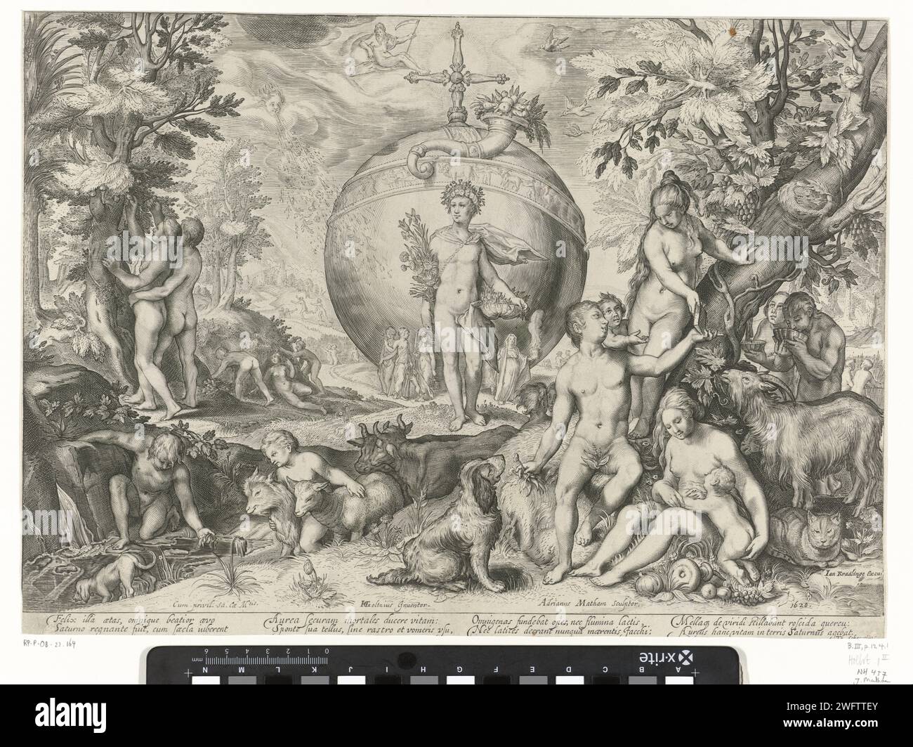 Golden Age, Adriaen Matham, After Hendrick Goltzius, 1620 print ...