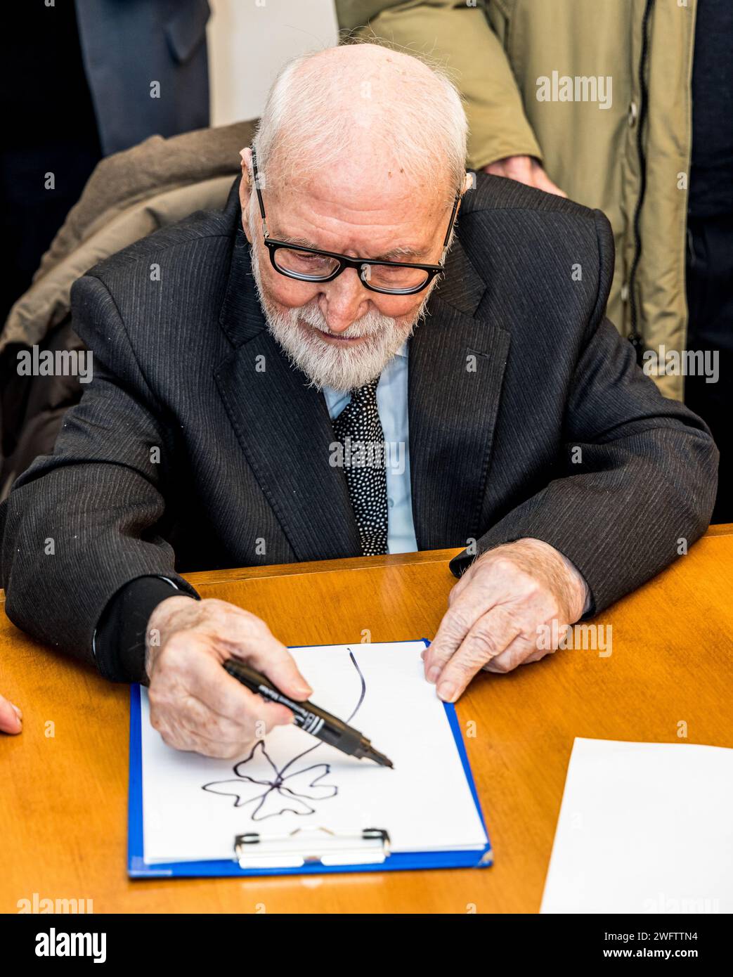 Terezin, Czech Republic. 01st Feb, 2024. Italian sculptor and artist ...