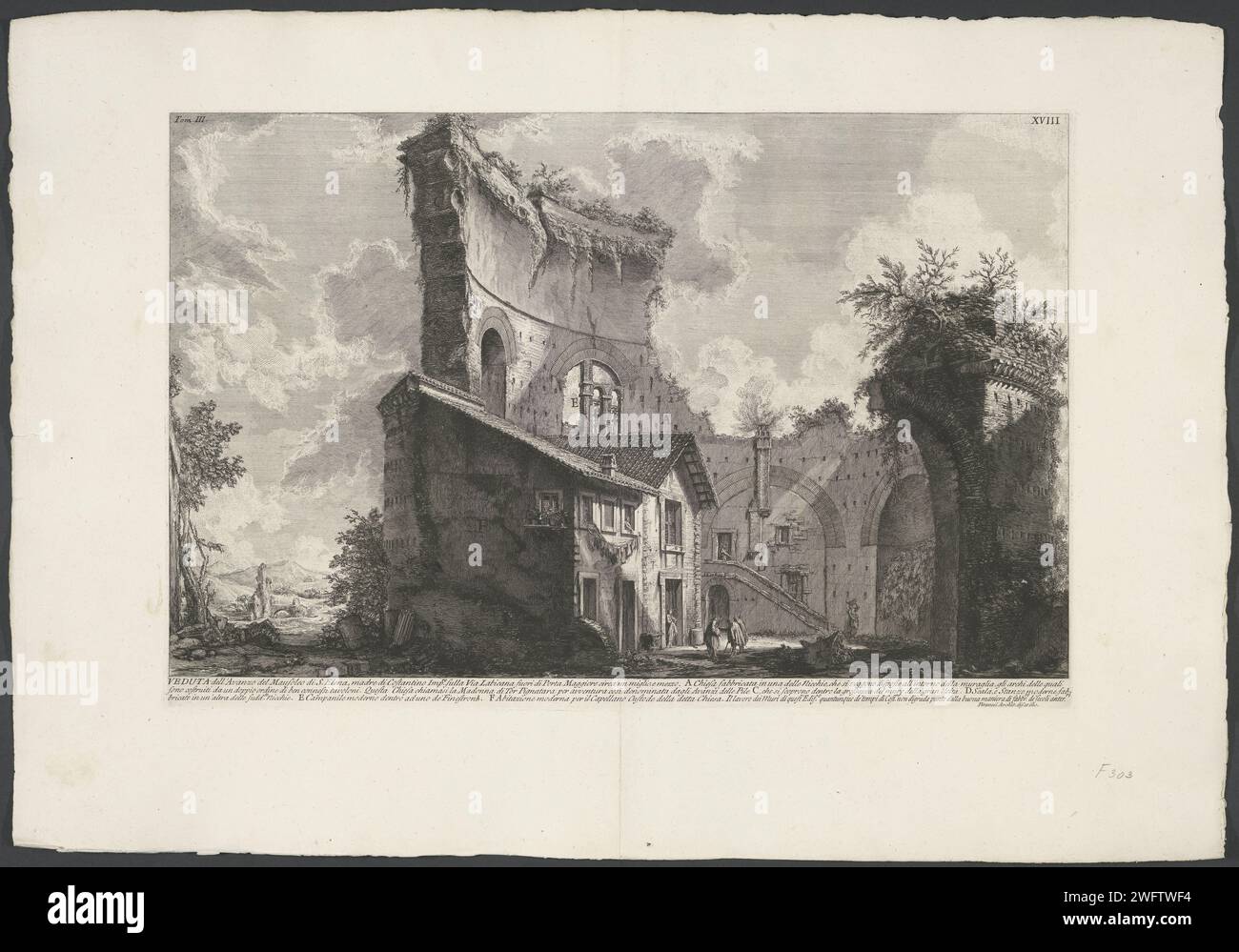 Mausoleum van Helena, Giovanni Battista Piranesi, c. 1756 - c. 1757 ...