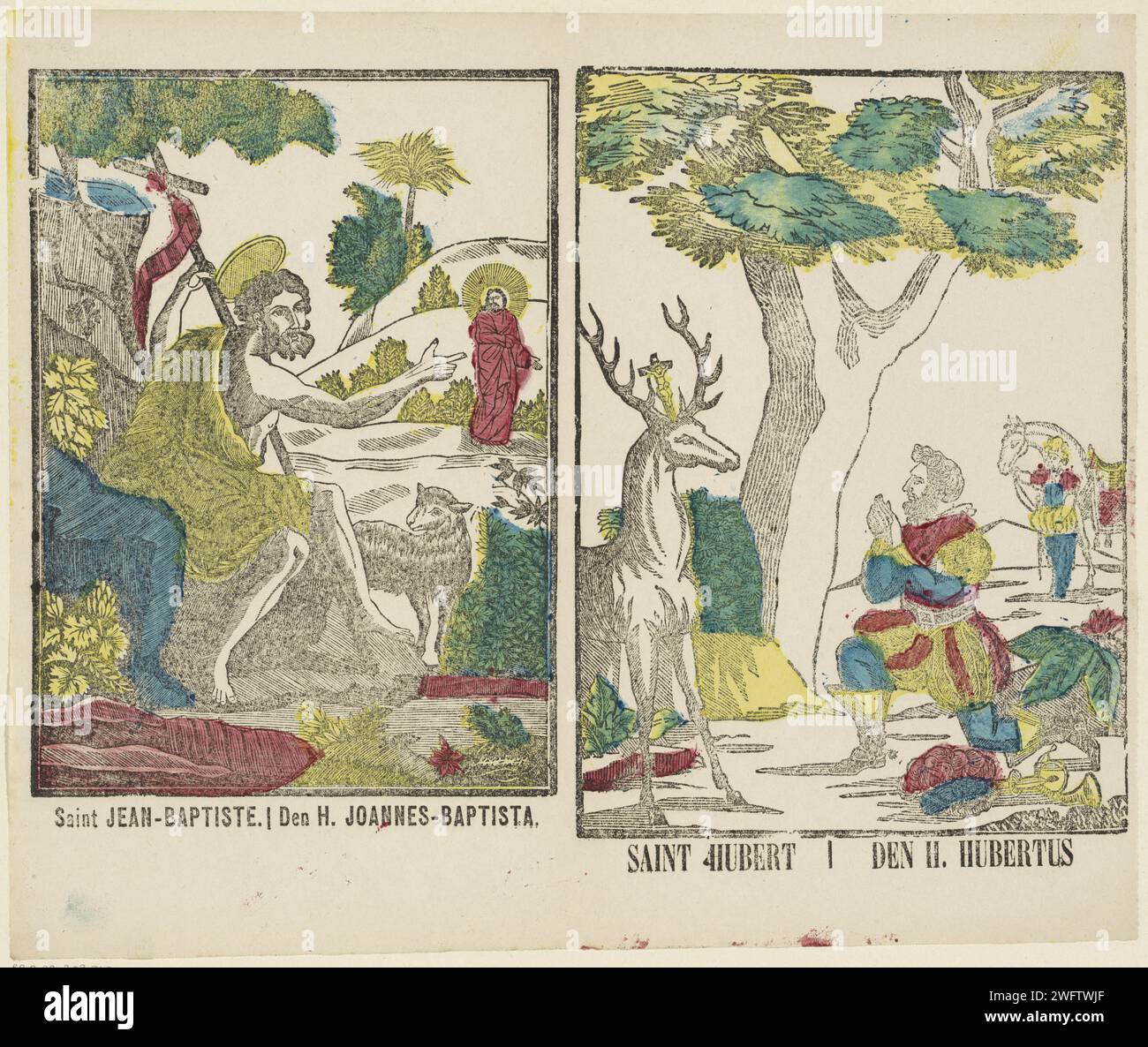 Saint Jean-Baptiste / Den H. Joannes-Baptista / Saint Hubert / Den H ...