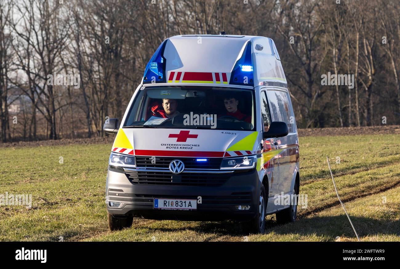 01.02.2024, Mörschwang, AUT, Unterwegs in Oberösterreich, Symbolbild ...