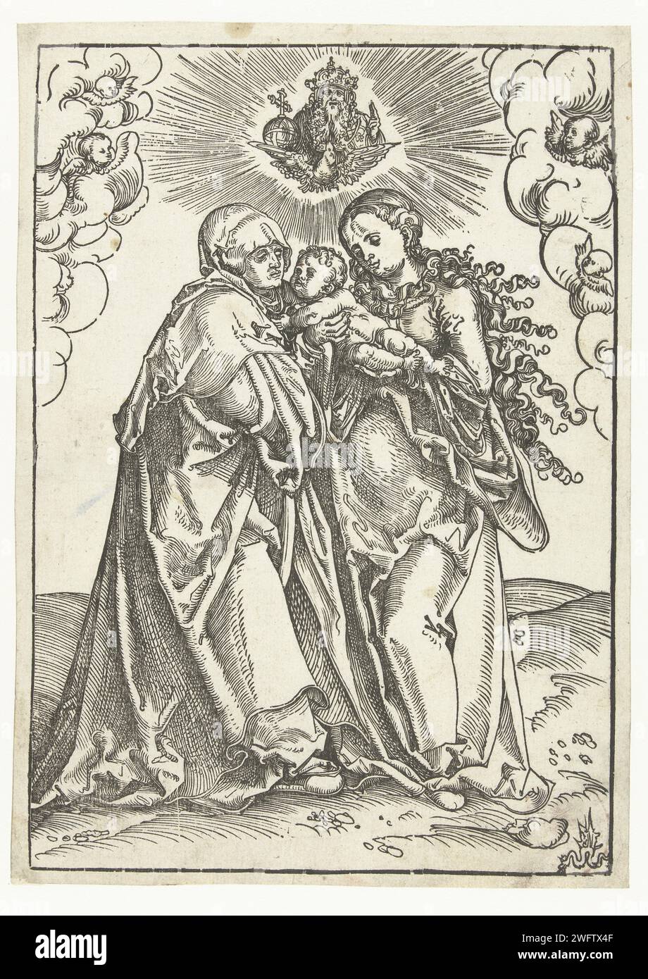 Mary with child and saint Anna and Trinity, Luke Cranach (I), 1482 ...