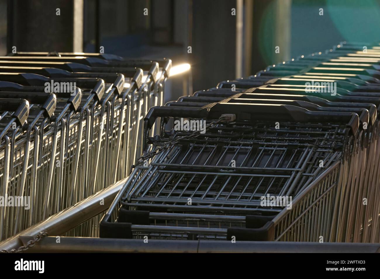 Shopping trolley, Germany Stock Photo - Alamy