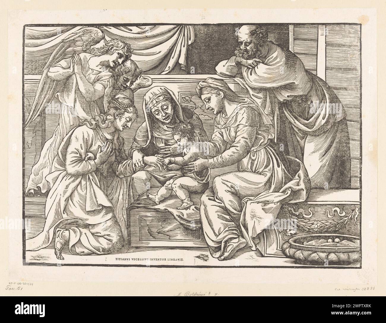 Mystical marriage of Saint Catharina, Titian, Nicolò Boldrini ...