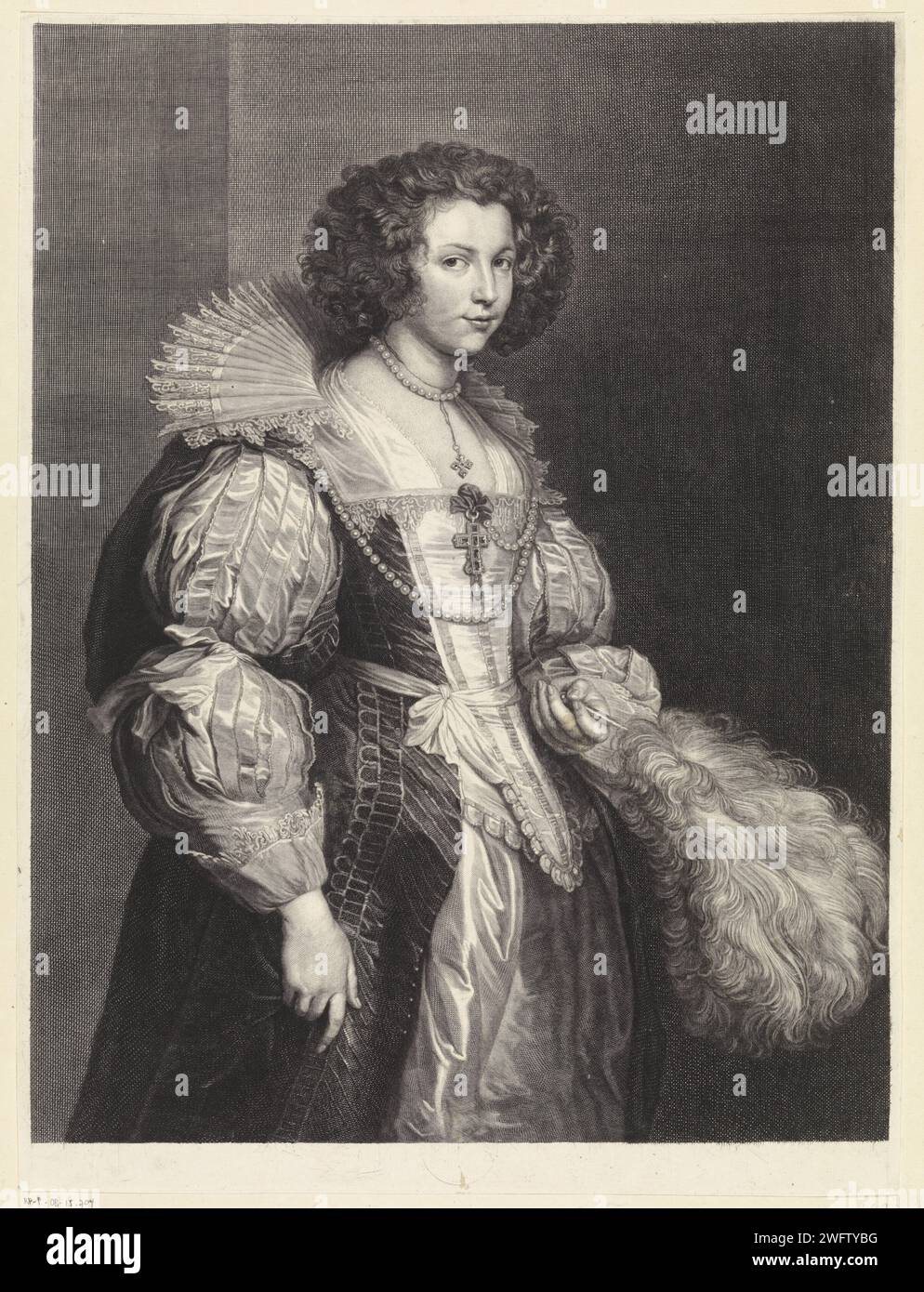 PortraT van Maria Louise von Thurn and Taxis, Cornelis Martinus ...