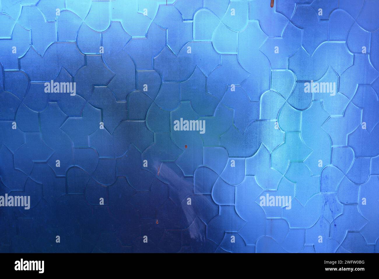 Beautiful, multifaceted blue, blue transparent glass with interesting ...