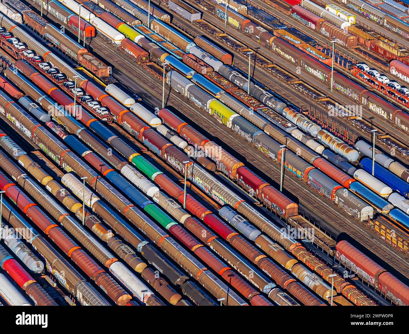 View part classification yard hi-res stock photography and images - Alamy