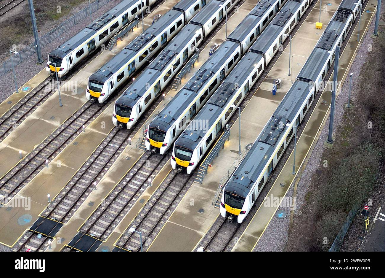 Peterborough railway sidings hi-res stock photography and images - Alamy