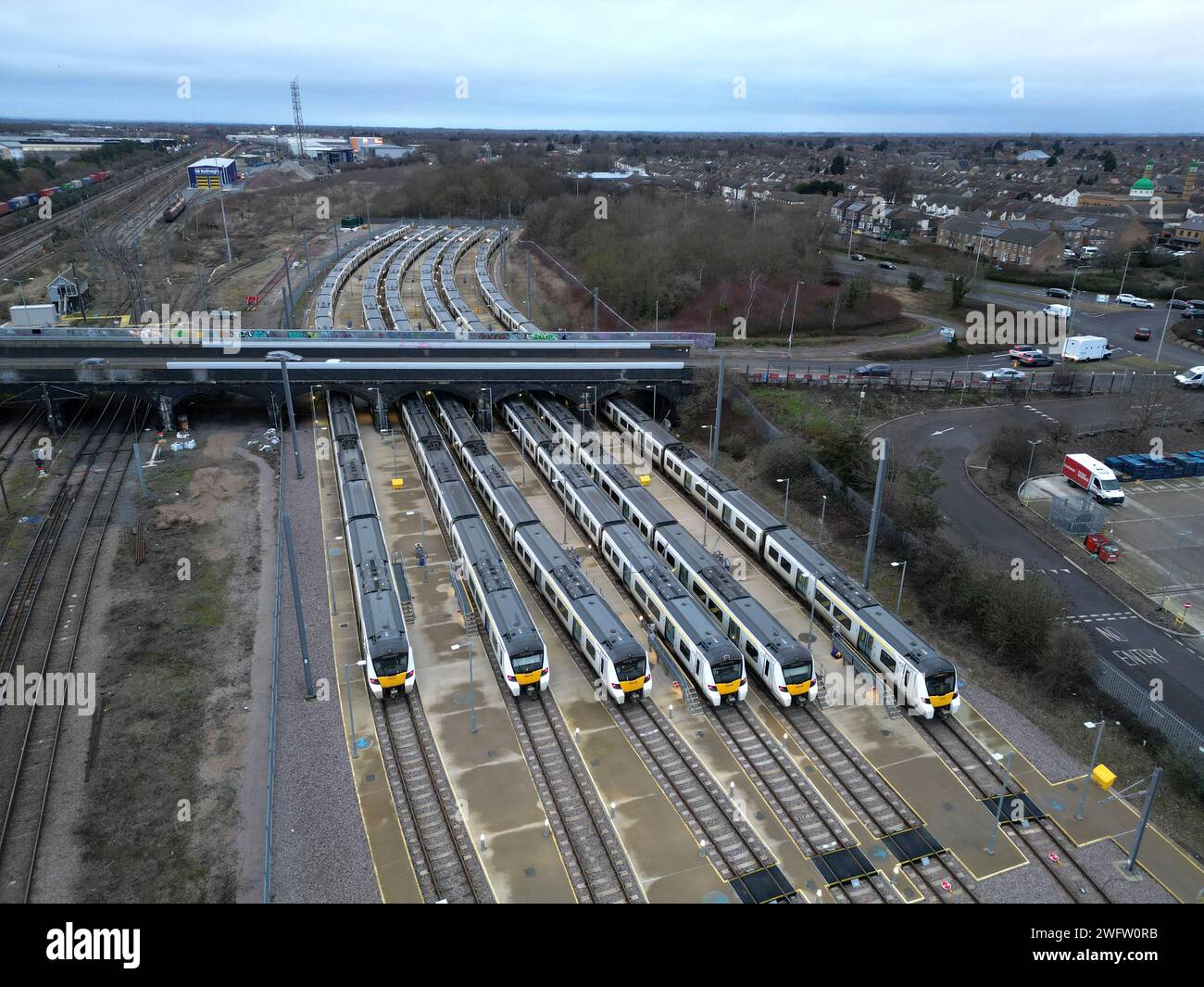 Peterborough railway sidings hi-res stock photography and images - Alamy