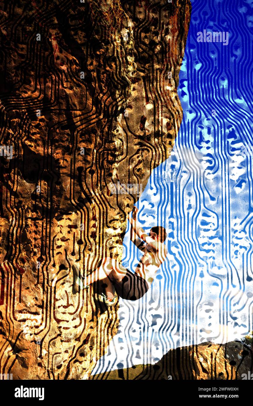 Digital rock hi-res stock photography and images - Alamy