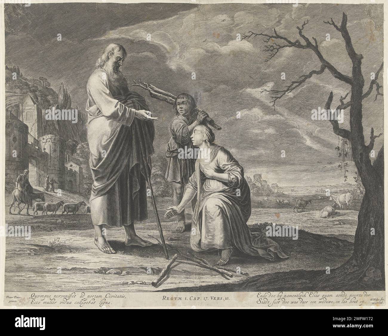 Elijah widow two sticks hi-res stock photography and images - Alamy