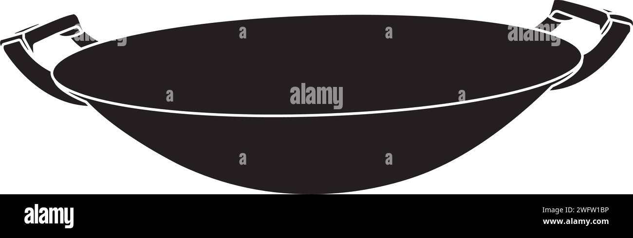 Non stick coating frying pan Stock Vector Images - Alamy