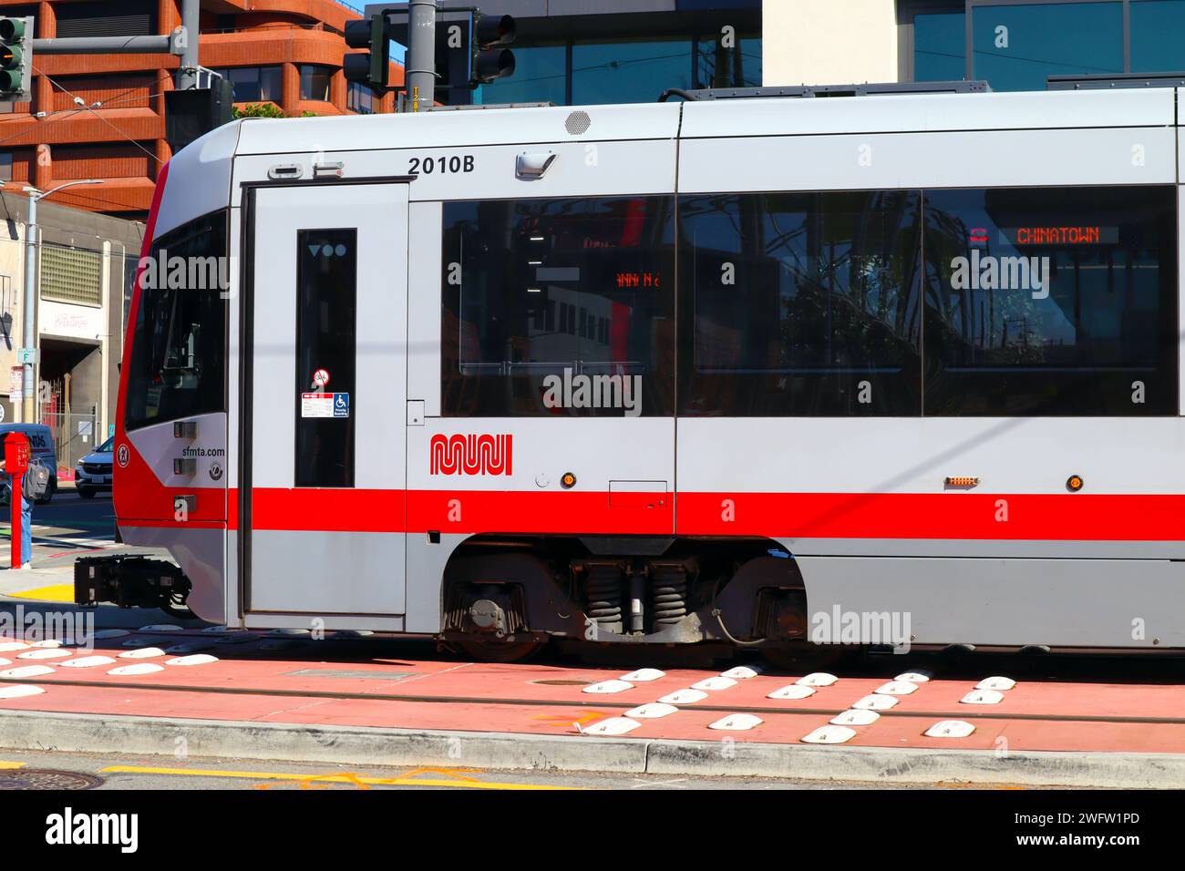 San Francisco, California: SFMTA MUNI Metro Light Rail Stock Photo - Alamy